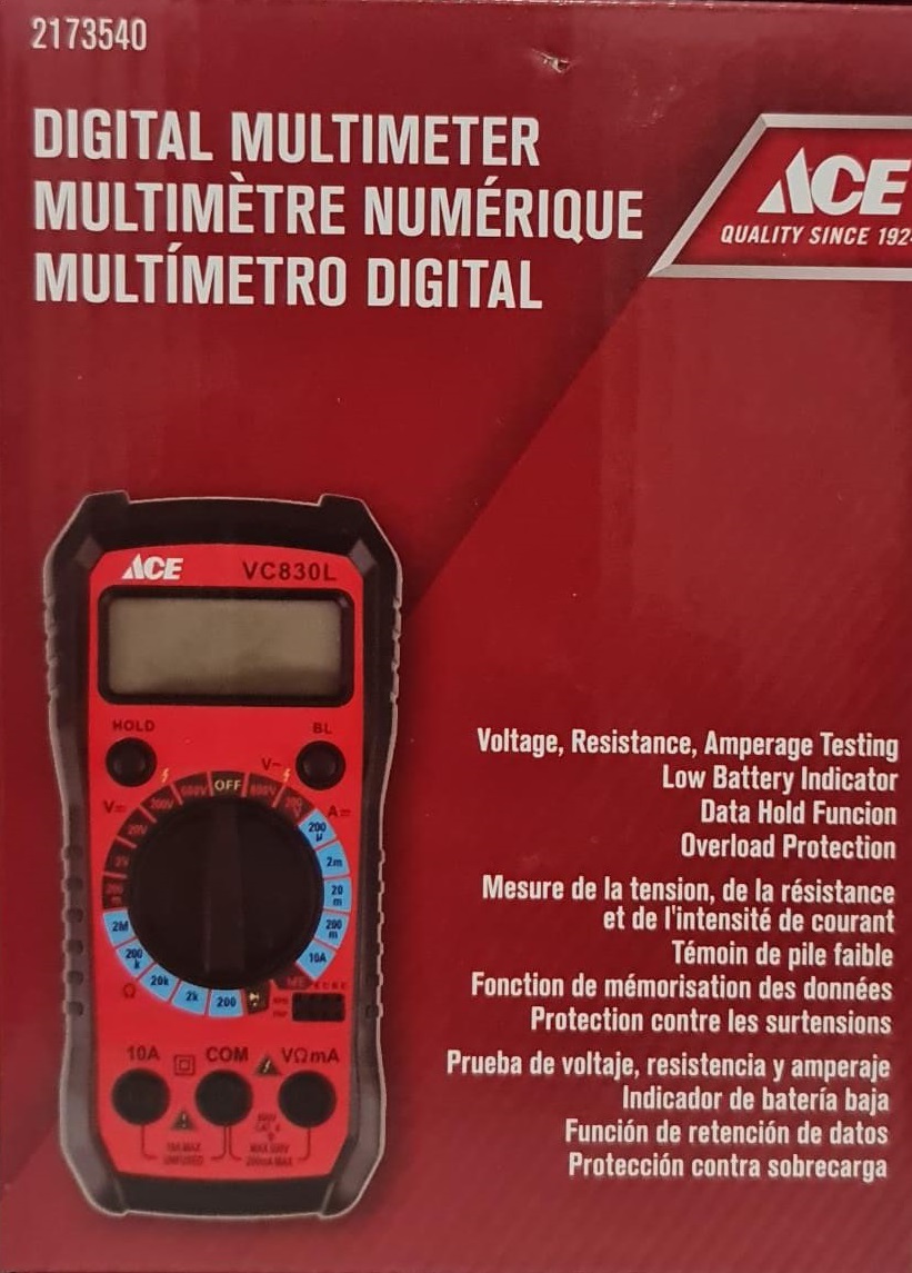 Multimetro Digital ACE – TOOLMART.SHOP